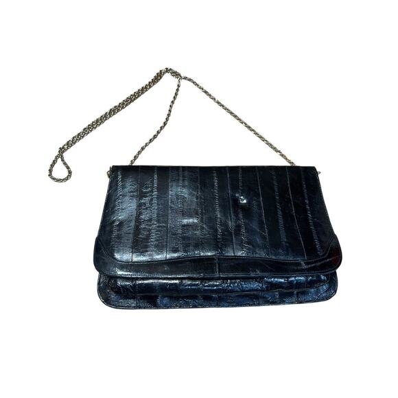 Vintage | Bags | Vintage Danielle Nicole Genuine Eel Skin Small Purse ...
